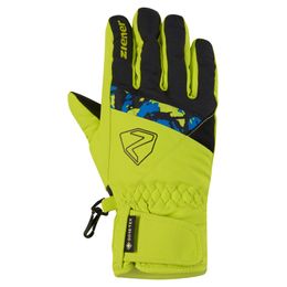 Ziener M&auml;dchen Skihandschuhe "LEIF-Z GORE-TEX JUNIOR", gr&uuml;n, Gr. 4, Polyester, Handschuhe, wasserdicht, winddicht, atmungsaktiv, warm