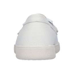 Waldl&auml;ufer WALDL&Auml;UFER Damen Mokassin "H-DAISY", Gr. 5, wei&szlig;, Nappaleder, unifarben, Schuhe, Halbschuh, Slipper, Schlupfschuh in Komfortweite H (= sehr weit)