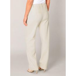 Base Level Damen Stoffhose "Yorin", beige, Gr. 48, unifarben, Web, Obermaterial: 82% Baumwolle, 14% Polyester, 4% Elasthan, Hosen, mit Stretch