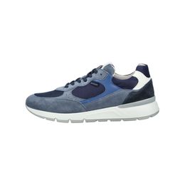 Nero Giardini Herren Sneaker "Nero Giardini Sneaker Veloursleder", Gr. 44, blau, Veloursleder, Schuhe