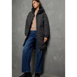 Damen Steppjacke, schwarz, Gr. 44, STREET ONE STUDIO, unifarben, Stoff, Obermaterial: 100% Polyester. Futter: 100% Nylon. F&uuml;llung: 100% Polyester,