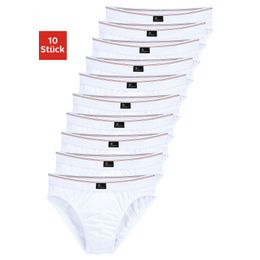 Le Jogger Herren Slip "Herren Unterhose", Gr. 4, wei&szlig;, Jersey, Obermaterial: 100% Baumwolle, unifarben, Unterhosen, nur einfarbig oder in bunter