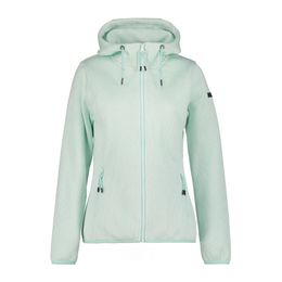 Icepeak Damen Fleecejacke "ADRIAN", gr&uuml;n, Gr. L, Obermaterial: 100% Polyester, Jacken, schnell trocknendes Obermaterial aus Polyester