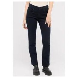 Bootcut-Jeans Angels "LENI", Damen, Gr. 40, L&auml;nge 29, blau (night blau), Denim/Jeans, Obermaterial: 92% Baumwolle, 6% Polyester, 2% Elasthan, bootcut fit, Jeans