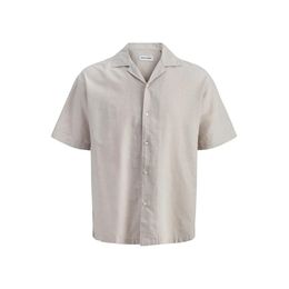 Jack & Jones Plus Jack & Jones Plus Button Up Shirt 'JJEBreeze' male Beige size XXL