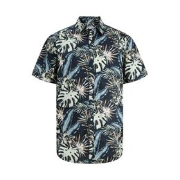 Jack & Jones Plus Jack & Jones Plus Button Up Shirt 'JJHonolulu' male Black size 6XL