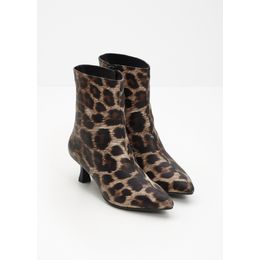 bonprix Stiefeletten im Animal-Look, braun, Gr.41, Modische Stiefelette im Animal Look