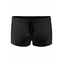 Bench. Herren Boxer-Badehose mit Logodruck schwarz 4, N-Gr