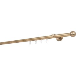 mydeco Gardinenstange &raquo;20mm Ball Wandtr&auml;ger 6,5 cm&laquo; 1 l&auml;ufig-l&auml;ufig Fixma&szlig; grau B/L: 310cm, 1 l&auml;ufig