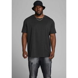 Jack & Jones PlusSize Jack & Jones Plussize Herren Jack & Jones PlusSize Rundhalsshirt &raquo;CORP LOGO TEE&laquo; schwarz 6XL
