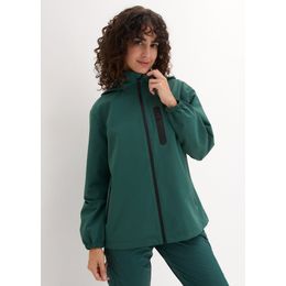 bonprix Ultraleichte Regenjacke, gr&uuml;n, Gr.42, Wasserdichte &Uuml;bergangsjacke, weit geschnitten