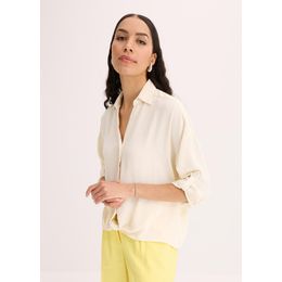 bonprix Bluse aus leichtem Cr&ecirc;pe, beige