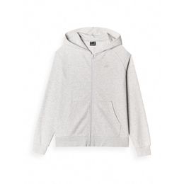 4F Athletic Zip-Up Hoodie female Grey size S