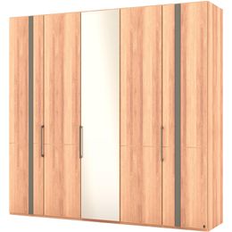 Kleiderschrank Musterring "Sorrent, Kleiderschrank, Schrank, teilmassiv Eiche", braun, B:250cm H:236cm, Schr&auml;nke, Kleiderschrank, T&uuml;ren Eiche massiv oder als Parsol-Bronze-Spiegel, verschiedene Ma&szlig;e