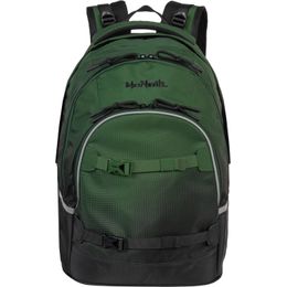Schulrucksack McNeill "Milo", Kinder, Gr. B/H/T: 30cm x 43cm x 23cm, grass, Polyester, Rucks&auml;cke Schulrucksack