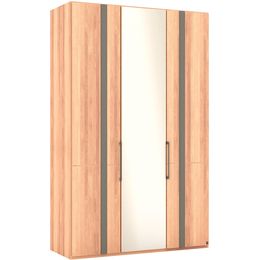 Kleiderschrank Musterring "Sorrent, Kleiderschrank, Schrank, teilmassiv Eiche", braun, B:150cm H:236cm, Schr&auml;nke, Kleiderschrank, T&uuml;ren Eiche massiv oder als Parsol-Bronze-Spiegel, verschiedene Ma&szlig;e