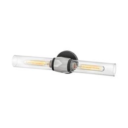 Elstead Lighting Ellison Wandleuchte, E27, HK-ELLISON2-BK-BN,