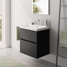 Villeroy & Boch Villeroy & Boch Avento Waschtisch, evineo ineo5 evo Unterschrank B: 63 cm, 2 Ausz&uuml;ge, mit Griffmulde,, 415865RW+BE0735BM,