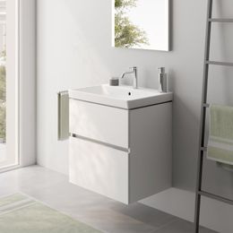 Villeroy & Boch Villeroy & Boch Avento Waschtisch, evineo ineo5 evo Unterschrank B: 63 cm, 2 Ausz&uuml;ge, mit Griffmulde,, 415865R1+BE0735WM,