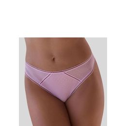 s.Oliver String 'Charlotte' lightpink Gr. 32/34 f&uuml;r Damen. Mit Bord&uuml;re, Mesheinsatz. K&ouml;rpernah