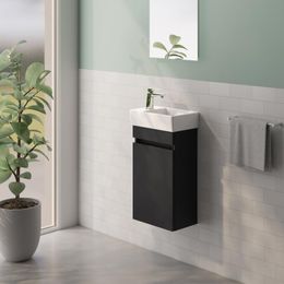 Villeroy & Boch Villeroy & Boch Avento Handwaschbecken, evineo ineo5 evo Unterschrank B: 33 cm, mit 1 T&uuml;r, mit Griffmulde,, 43003R01+BE0721BM,