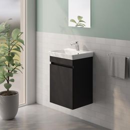 Villeroy & Boch Villeroy & Boch Avento Handwaschbecken, evineo ineo5 evo Unterschrank B: 43 cm, mit 1 T&uuml;r, mit Griffmulde,, 735845R1+BE0722BM,