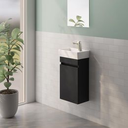 Villeroy & Boch Villeroy & Boch Avento Handwaschbecken, evineo ineo5 evo Unterschrank B: 33 cm, mit 1 T&uuml;r, mit Griffmulde,, 43003LR1+BE0721BM,