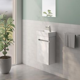 Villeroy & Boch Villeroy & Boch Avento Handwaschbecken, evineo ineo5 evo Unterschrank B: 33 cm, mit 1 T&uuml;r, mit Griffmulde,, 43003LR1+BE0721WM,