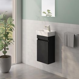 Villeroy & Boch Villeroy & Boch Avento Handwaschbecken, evineo ineo5 evo Unterschrank B: 33 cm, mit 1 T&uuml;r, mit Griffmulde,, 43003LRW+BE0721BM,
