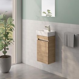 Villeroy & Boch Villeroy & Boch Avento Handwaschbecken, evineo ineo5 evo Unterschrank B: 33 cm, mit 1 T&uuml;r, mit Griffmulde,, 43003LR1+BE0721OA,
