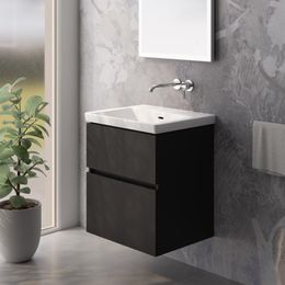 Villeroy & Boch Villeroy & Boch Subway 3.0 Waschtisch, evineo ineo5 evo Unterschrank B: 58 cm, 2 Ausz&uuml;ge, mit Griffmulde,, 4A706301+BE0723BM,