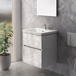 Villeroy & Boch Villeroy & Boch Subway 3.0 Waschtisch, evineo ineo5 evo Unterschrank B: 58 cm, 2 Ausz&uuml;ge, mit Griffmulde,, 4A7061RW+BE0723WH,