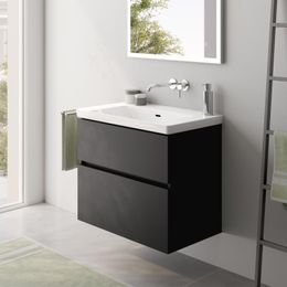 Villeroy & Boch Villeroy & Boch Subway 3.0 Waschtisch, evineo ineo5 evo Unterschrank B: 78 cm, 2 Ausz&uuml;ge, mit Griffmulde,, 4A7083R1+BE0724BM,