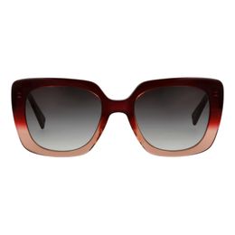 Sonnenbrille BRENDEL EYEWEAR "BRENDEL eyewear Sonnenbrille", Damen, mond&auml;nes granatapfelrot verlauf, Sonnenbrillen Sonnenbrille