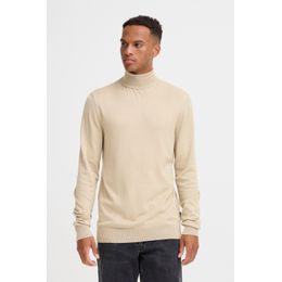 Rollkragenpullover Blend "BHDan", Herren, Gr. XXL, beige (plaza taupe), Feinstrick, 70% Viskose, 30% Nylon, meliert, Basic, normal normal, ohne Ausschnitt, Pullover Rollkragenpullover, Stilvoller Strickpullover mit Rollkragen