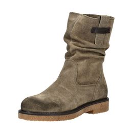 Stiefelette Tamaris "Tamaris Stiefelette Veloursleder", Damen, Gr. 40, sage, Veloursleder, Schuhe Stiefelette