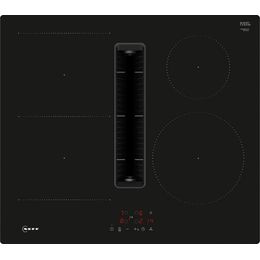 Neff Kochfeld mit Dunstabzug "V56NBS1L0", Energieeffizienz: B (A+++-D), schwarz, B:59,2cm H:22,3cm T:52,2cm, Kochfelder, mit einfacher Touch Control Bedienung