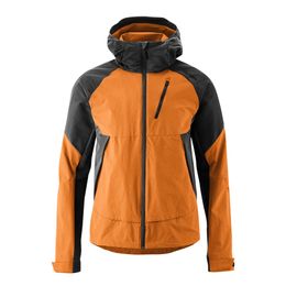 Fahrradjacke Gonso "PAGANELLA", Herren, Gr. S, orange, 93% Polyamid, 7% Elastan, Jacken Fahrradjacke, MTB-spezifischer Schnitt und Material - strapazierf&auml;hig und formstabil