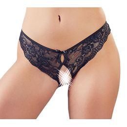 Cottelli Lingerie Slip ouvert aus Spitze