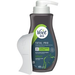Veet Enthaarungscreme &bdquo;Men TOTAL PRO&ldquo; f&uuml;r seinen Oberk&ouml;rper & Beine