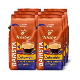 Tchibo - Barista Origins Colombia - 6 x 1 kg Ganze Bohne - Intensit&auml;t: 4/6