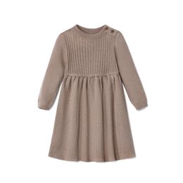 Tchibo - Kleinkind-Merino-Strickkleid - M&auml;dchen - Gr. 110/116 - beige
