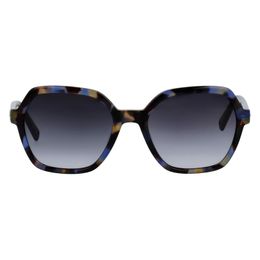 Sonnenbrille BRENDEL EYEWEAR "BRENDEL eyewear Sonnenbrille", Damen, verspieltes blau havanna, Sonnenbrillen Sonnenbrille