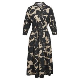 St. Emile - Kleid mit 3/4-Arm, schwarz, Gr. 42 / M - Baumwolle