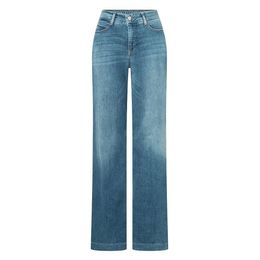 Peter Hahn Mac - Wide Fit-Jeans im 5-Pocket-Schnitt, denim, Gr. 36 / S - Baumwolle