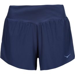 Hoka One One HOKA Glide Funktionsshorts Damen - Gr&ouml;&szlig;e XL - blau