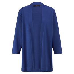 Emilia Lay - Strickjacke, blau, Gr. 48 / XL - Baumwolle