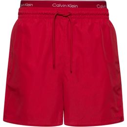 Calvin Klein Badehose Herren - Gr&ouml;&szlig;e M - rot