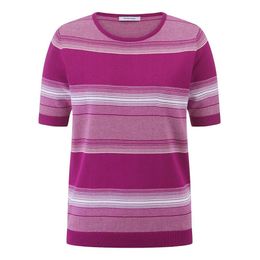 Peter Hahn - Rundhals-Pullover, pink, Gr. 44 / L