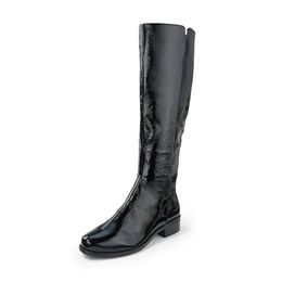 Josef Seibel - Langschaft-Stiefel Chiara, schwarz, Gr. 40 - Leder